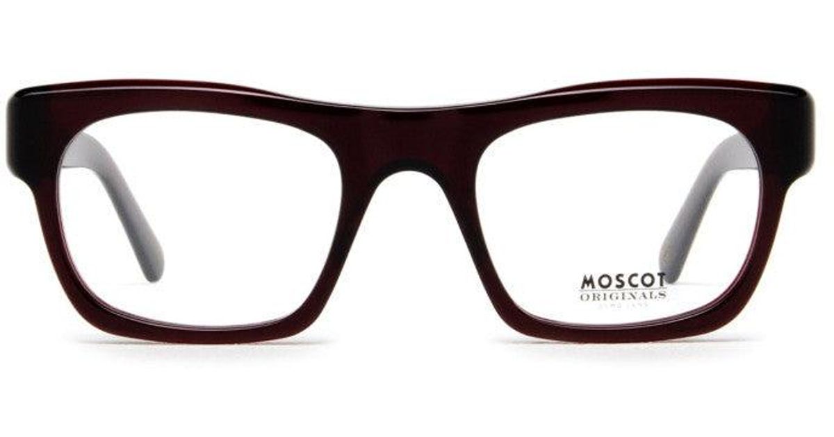 Moscot Eyeglasses in Black for Men | Lyst