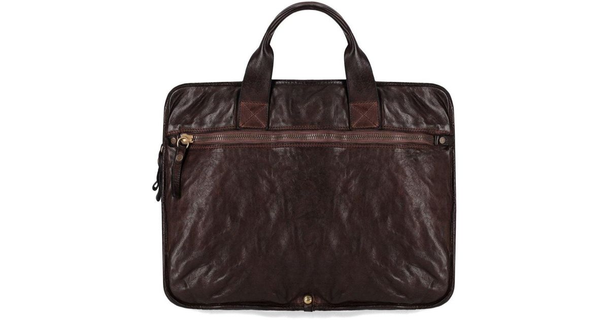 Campomaggi Dark Briefcase in Brown for Men | Lyst Australia