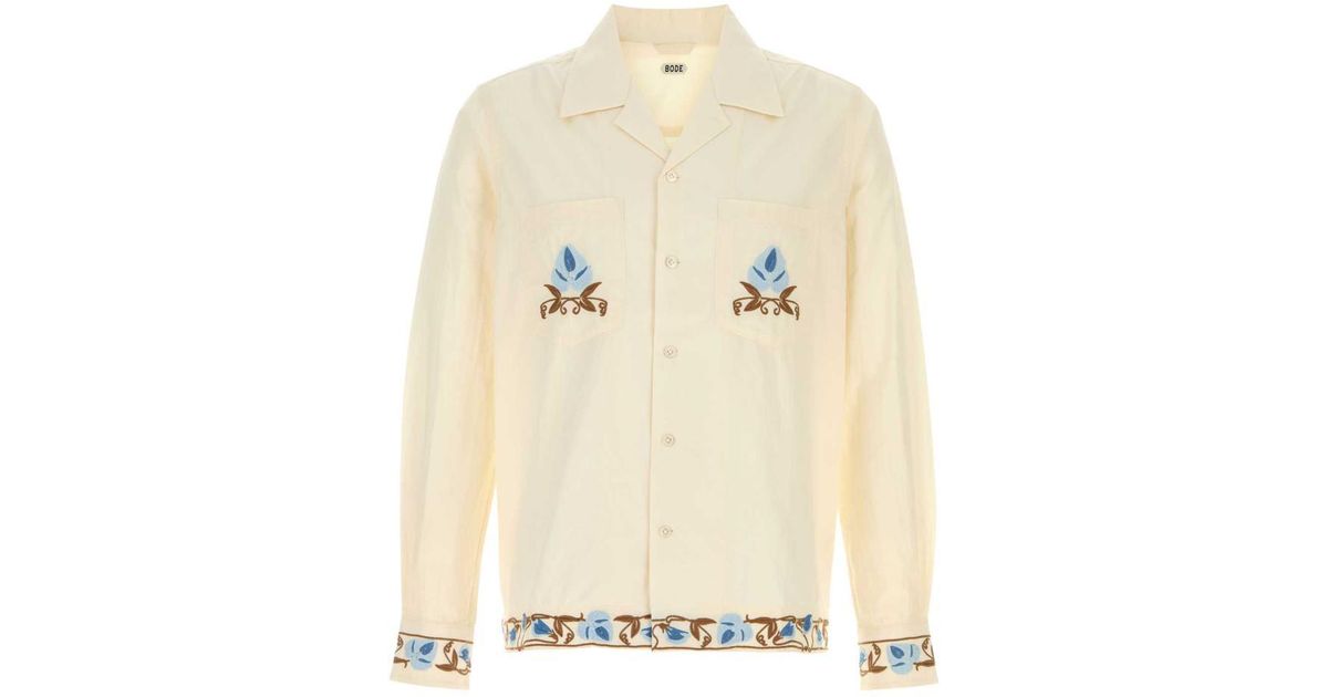 Bode Shirts in Natural for Men | Lyst UK