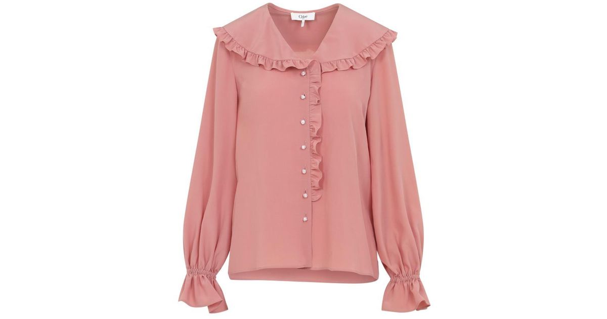 Chloé Tops in Pink | Lyst UK