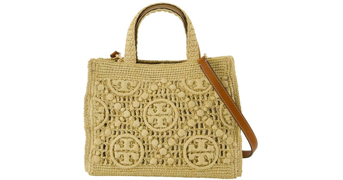 Tory Burch T-Monogram Shopping Bag in Metallic | Lyst