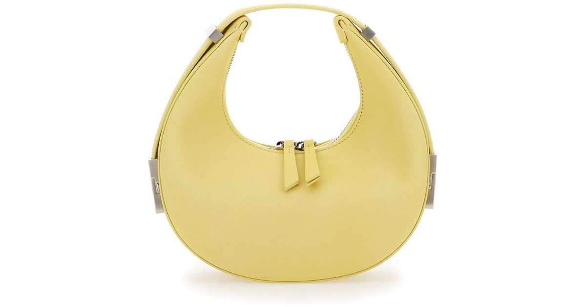 OSOI 'Mini Toni' Shoulder Bag With Engraved Logo in Metallic | Lyst