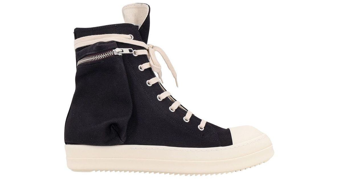 Rick Owens High-Top in Blue for Men | Lyst