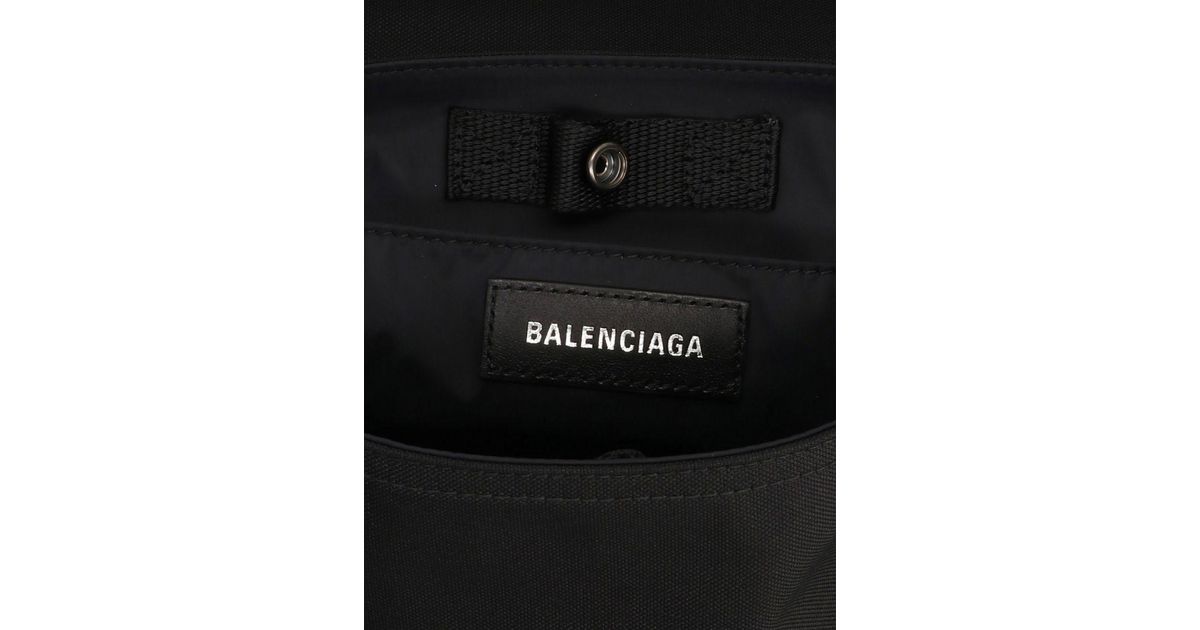 Balenciaga Army Small Nylon Crossbody Bag in Black for Men | Lyst