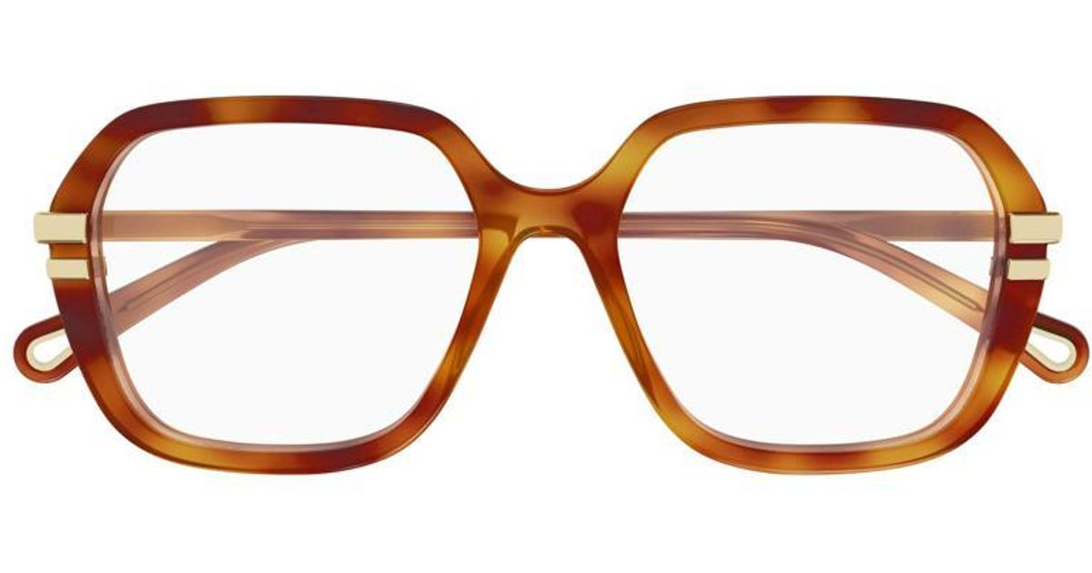 Chloé Eyeglasses in Brown | Lyst UK