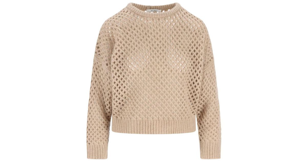 Max Mara Sweaters in Natural | Lyst UK