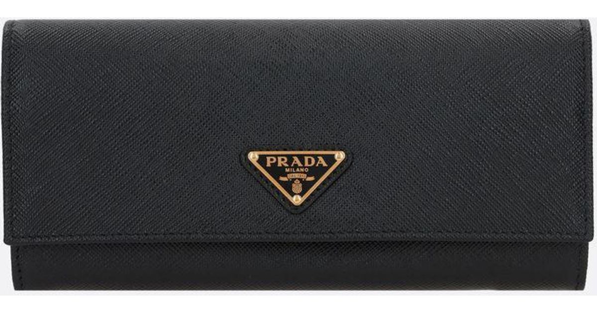 Prada Wallets in Gray | Lyst