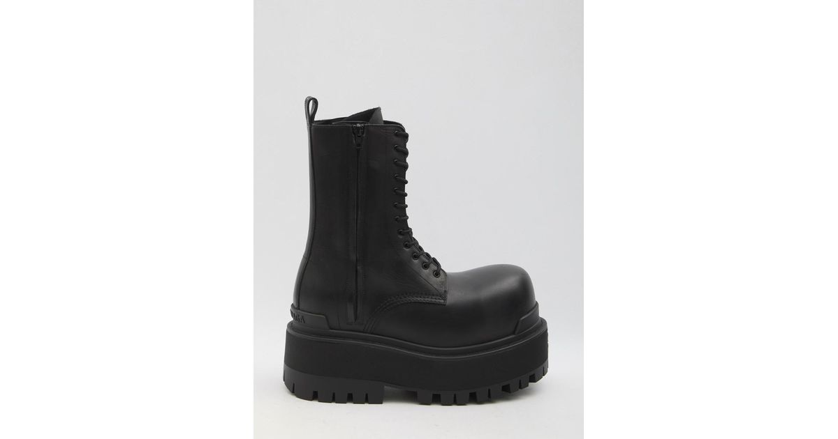 Balenciaga Giant Boots in Black for Men | Lyst
