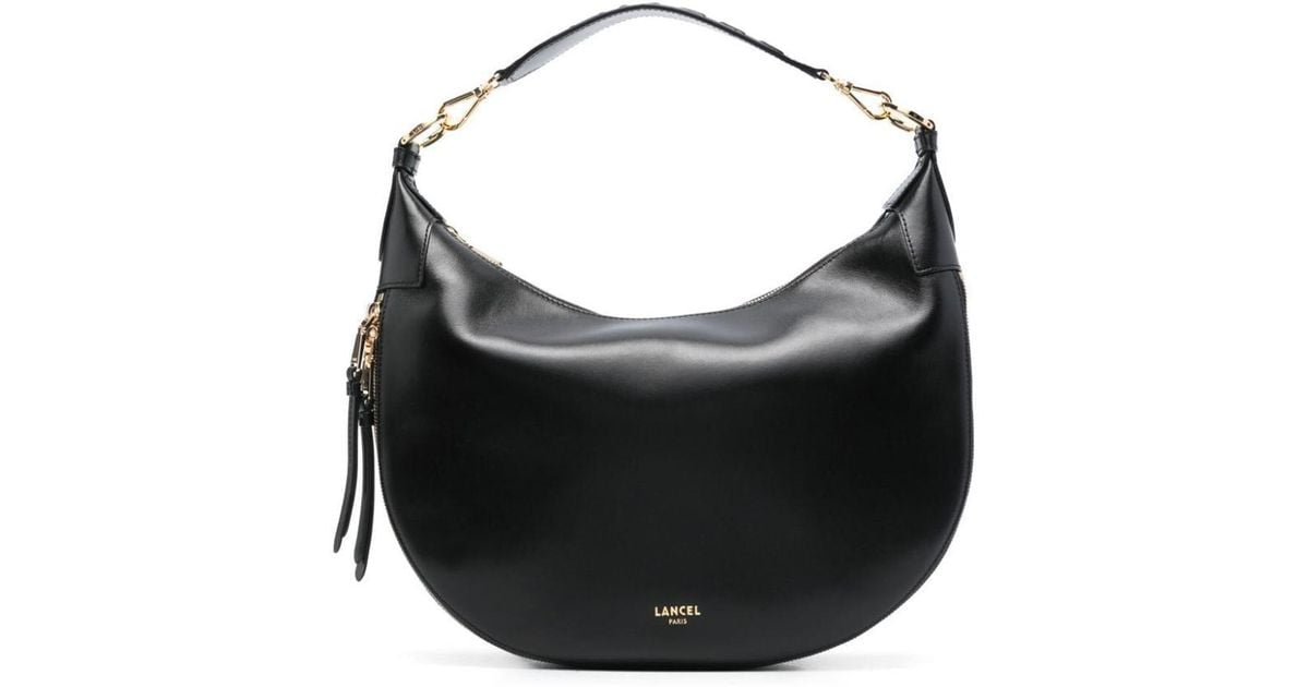 Lancel Origami Medium Hobo Bag Bags in Black | Lyst
