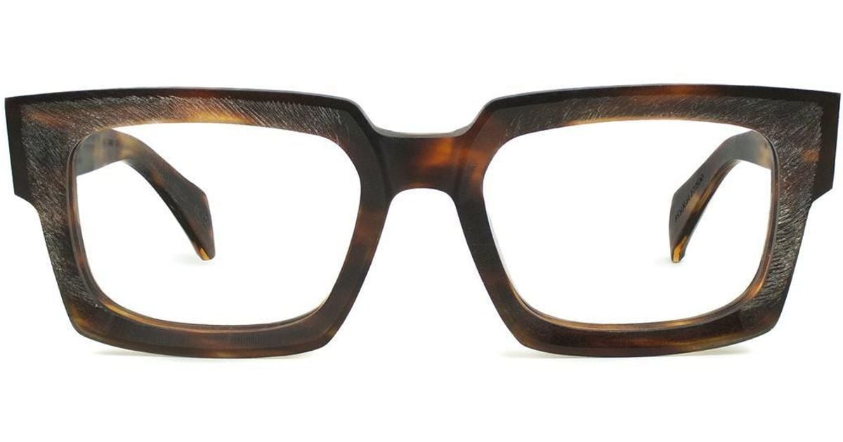 Dandy's Troy Rough Eyeglasses in Black | Lyst