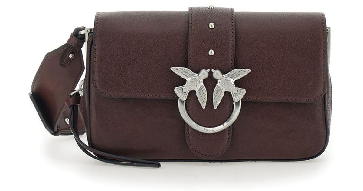 Pinko 'Love One Mini' Crossbody Bag With Love Birds Buckle And ...
