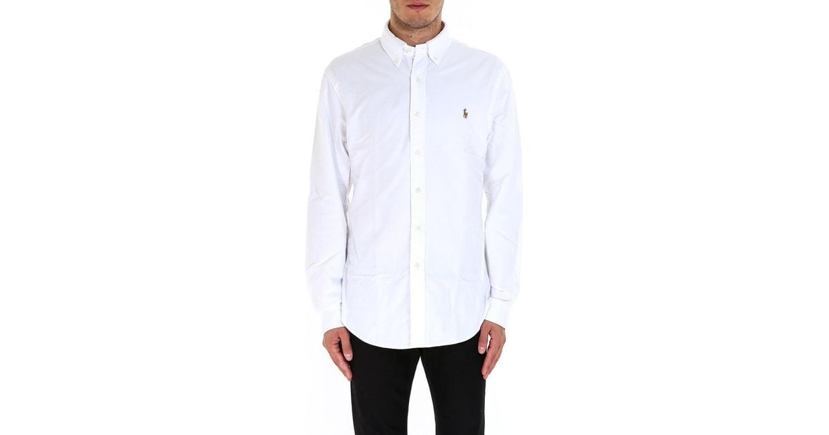 Polo Ralph Lauren Shirt in White for Men | Lyst