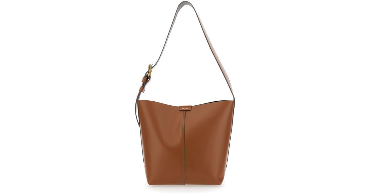 Soeur 'saudade' Brown Mini Shoulder Bag With Adjustable Shoulder Strap ...
