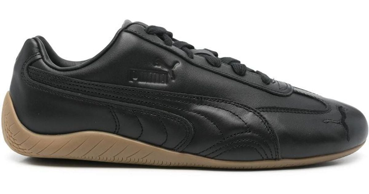 PUMA Speedcat Leather Shoes in Black for Men | Lyst