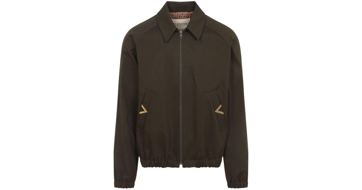 Valentino Garavani Jacket in Green for Men | Lyst UK