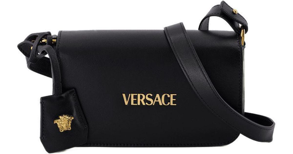 Versace Mini Shoulder Bag in Black | Lyst UK