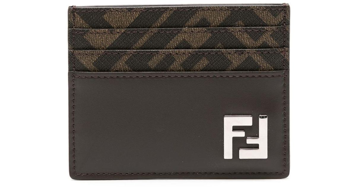 Fendi Wallets in Brown for Men | Lyst