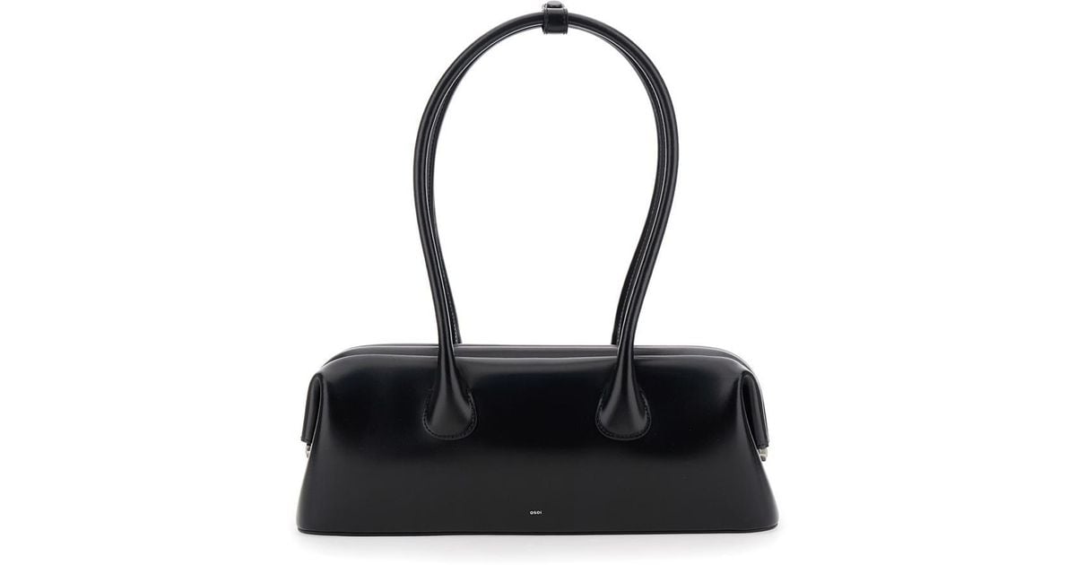 OSOI 'Boat Wide' Shoulder Bag With Round Handles And Lettering Logo On ...