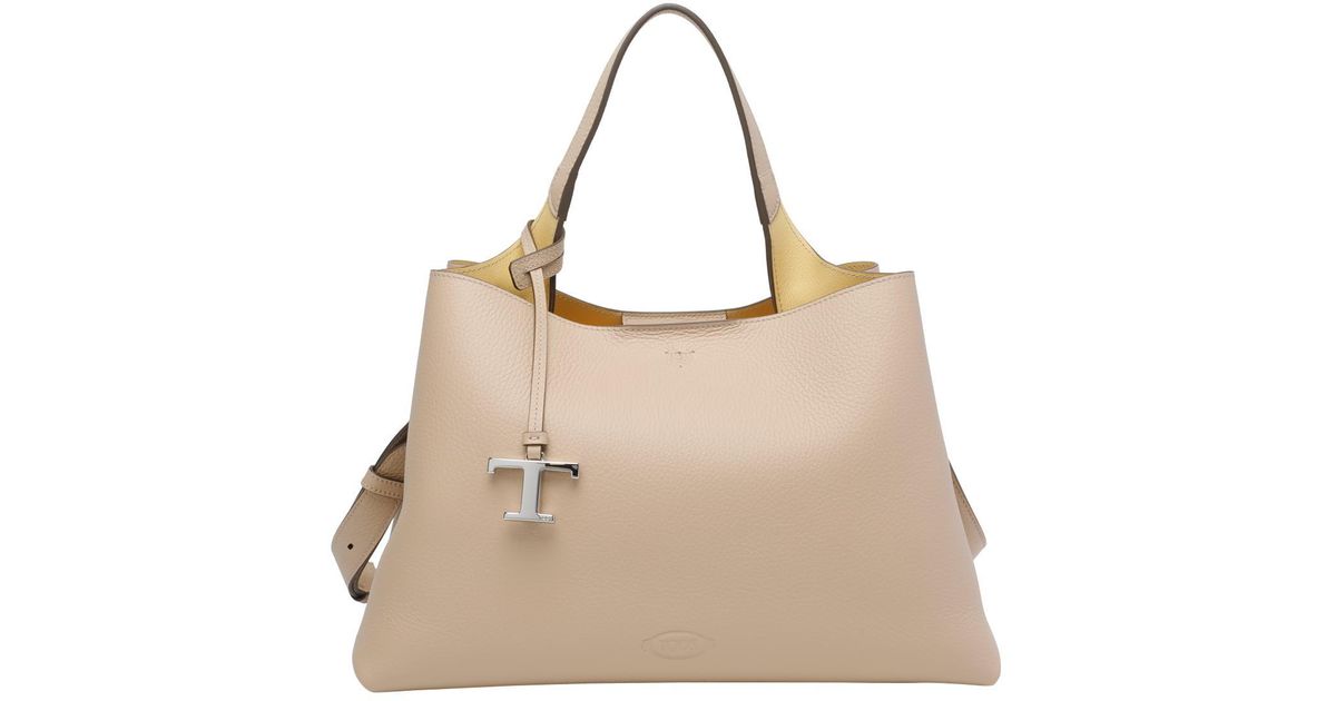 Tod's Bags in Natural | Lyst