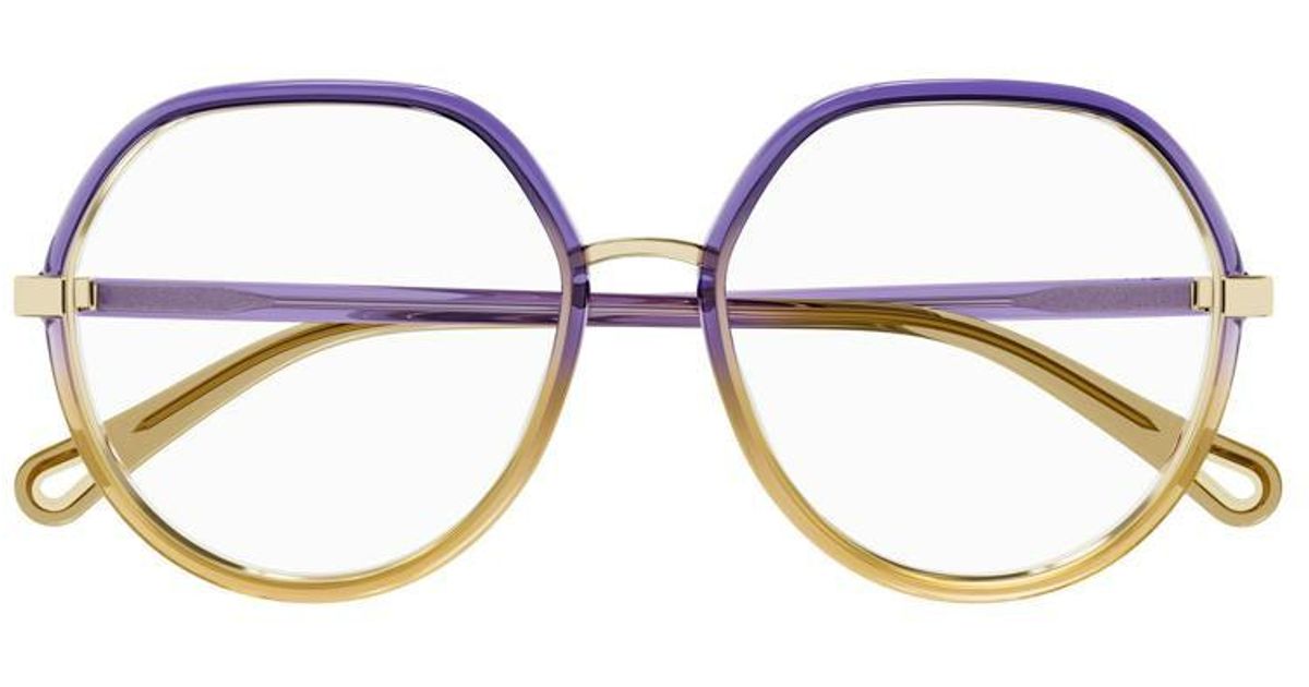 Chloé Eyeglasses in Purple | Lyst UK