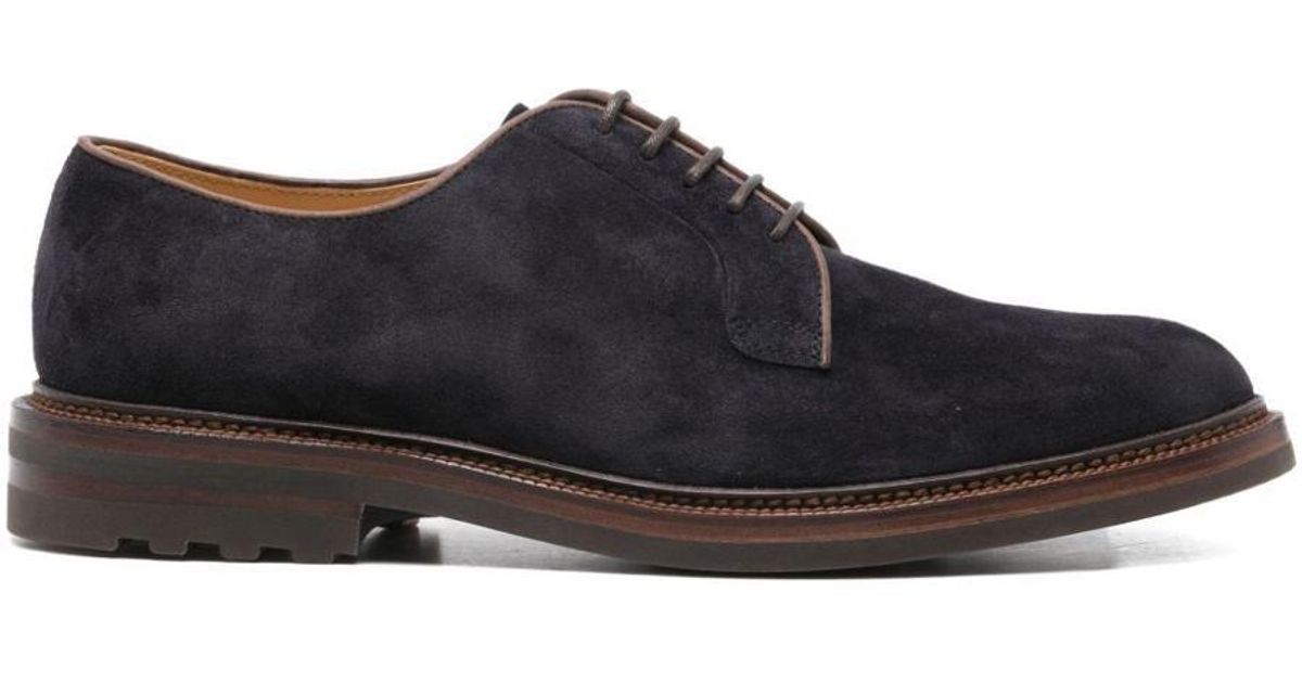 Brunello Cucinelli Flat Shoes in Black for Men | Lyst