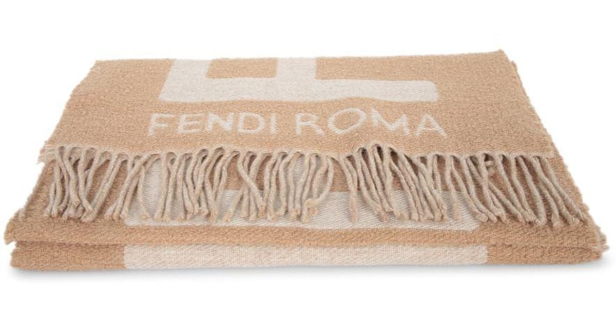 Fendi Scarves in Natural | Lyst UK