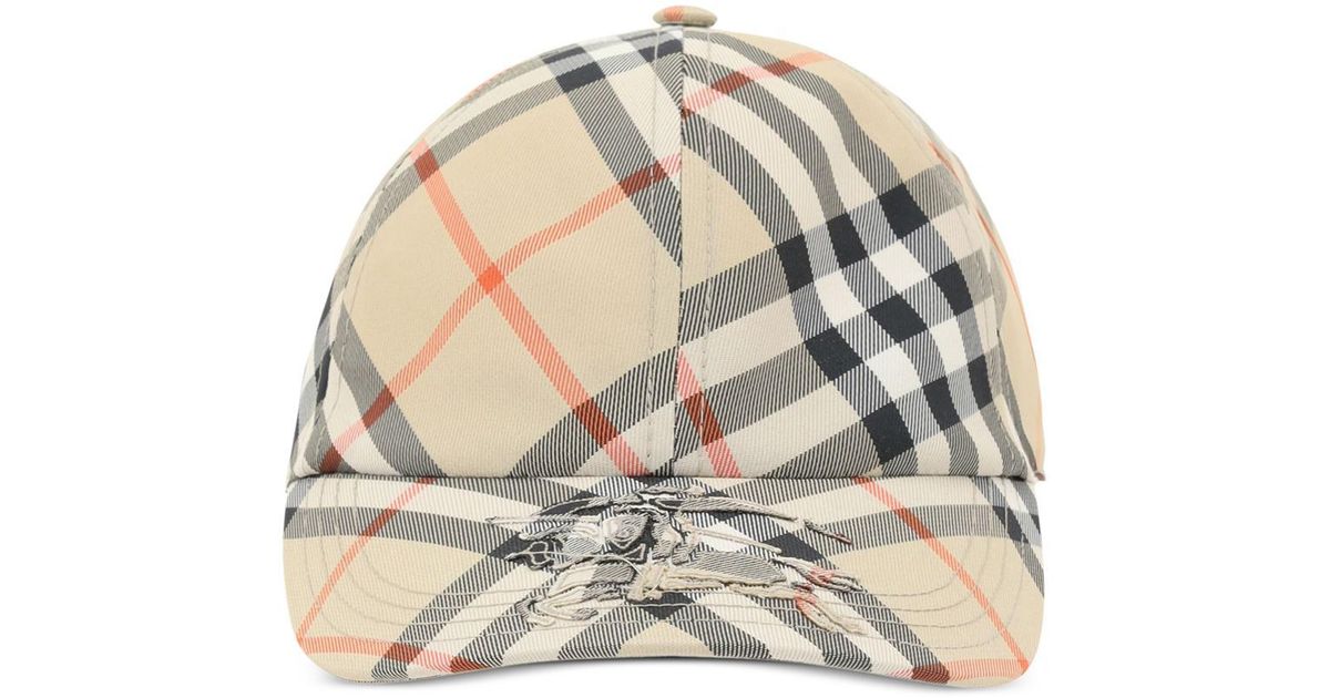 Burberry Baseball Accessories in Natural | Lyst