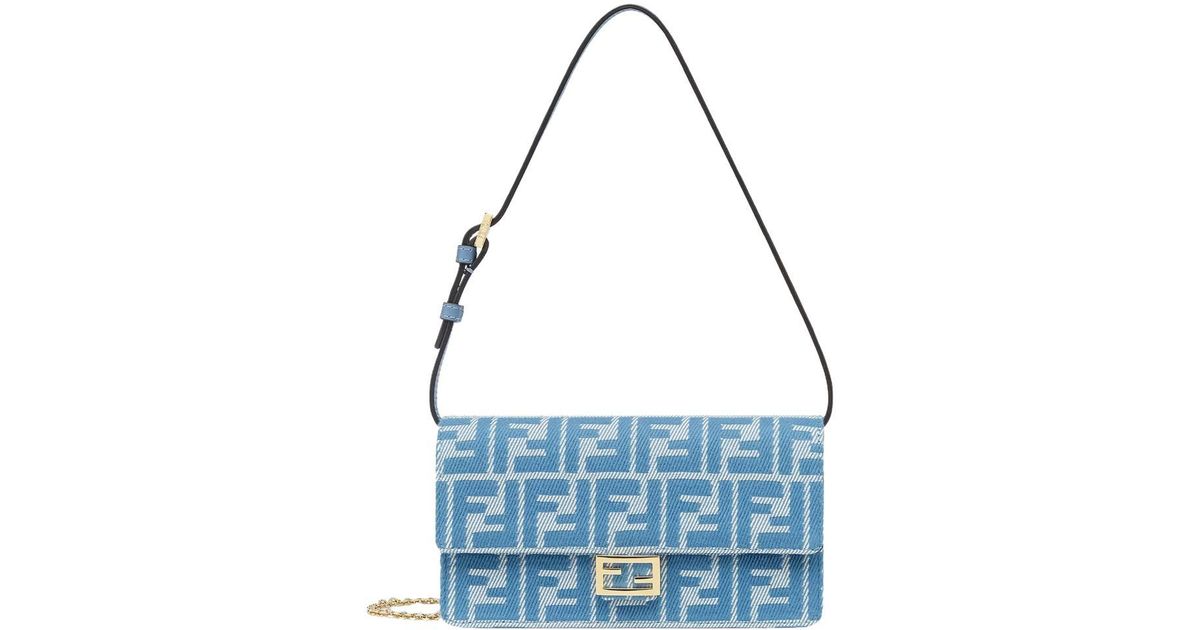 Fendi Wallet Bags in Blue | Lyst