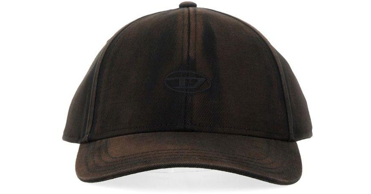 DIESEL Baseball Hat With Logo in Black for Men | Lyst UK