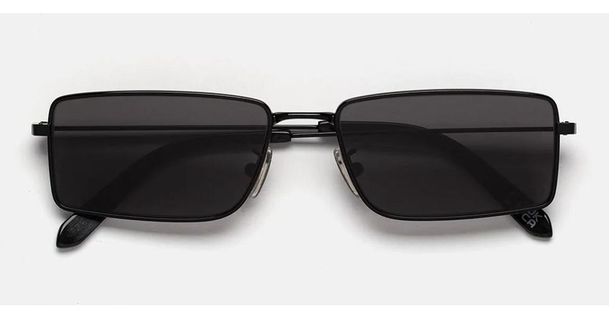 Retrosuperfuture Chopper Fiammato Sunglasses in Black | Lyst UK