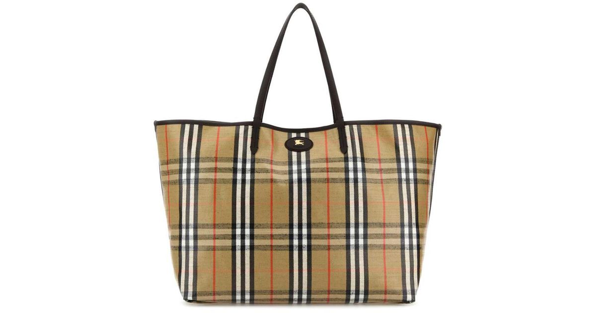 Burberry Handbags in Brown | Lyst