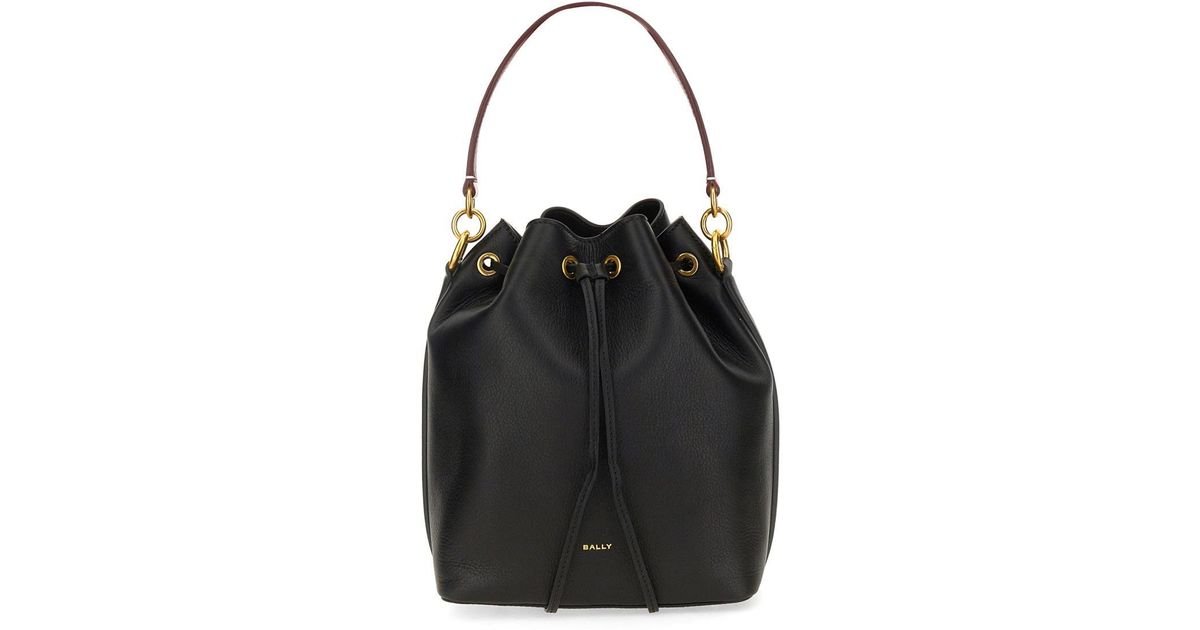 Bally Bucket Code Bag in Black | Lyst