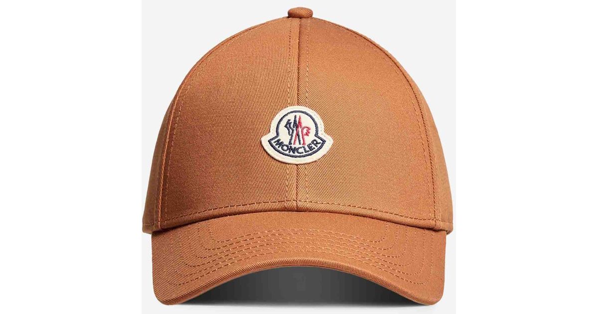 Moncler Wool Hat in Brown for Men | Lyst UK
