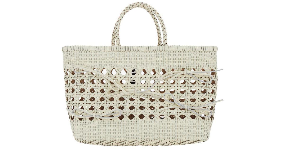 OSOI 'Biscuit Tote' Handbag With Double Round Handles And Braided ...