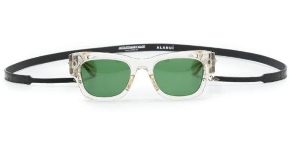 Jacques Marie Mage Zuma Sunglasses Accessories in Green | Lyst