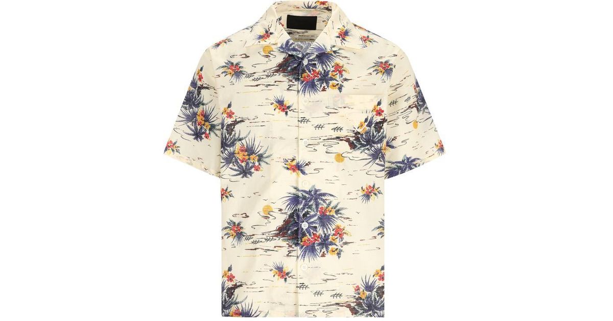 Prada Shirts in White for Men | Lyst