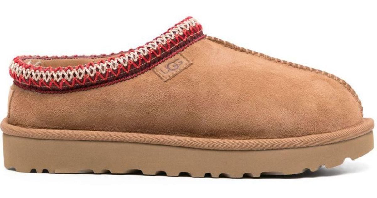 UGG Tasman Regenerate Slippers in Brown | Lyst