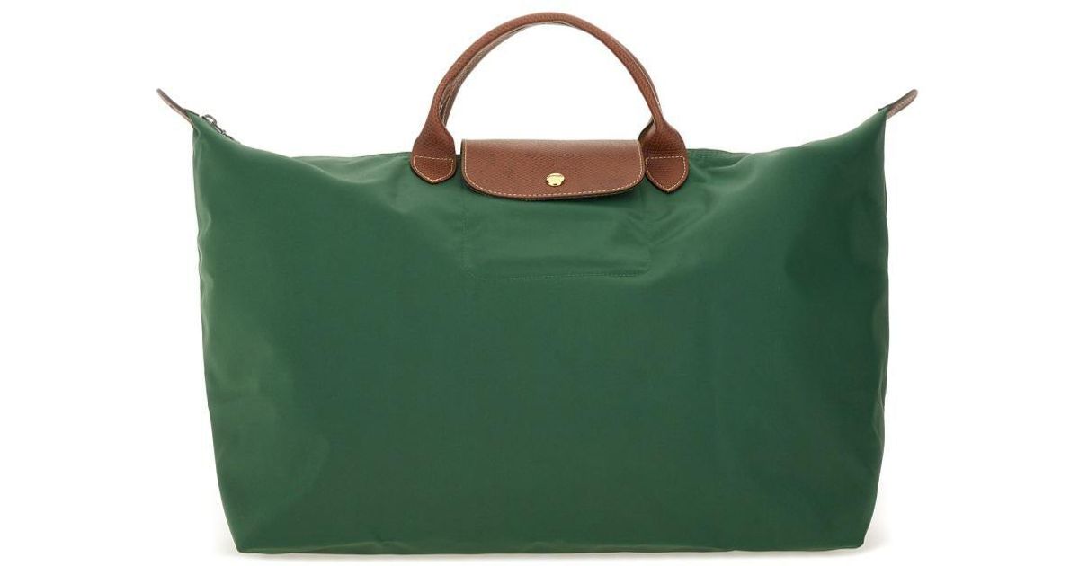 Longchamp Duffel Bag in Green | Lyst UK
