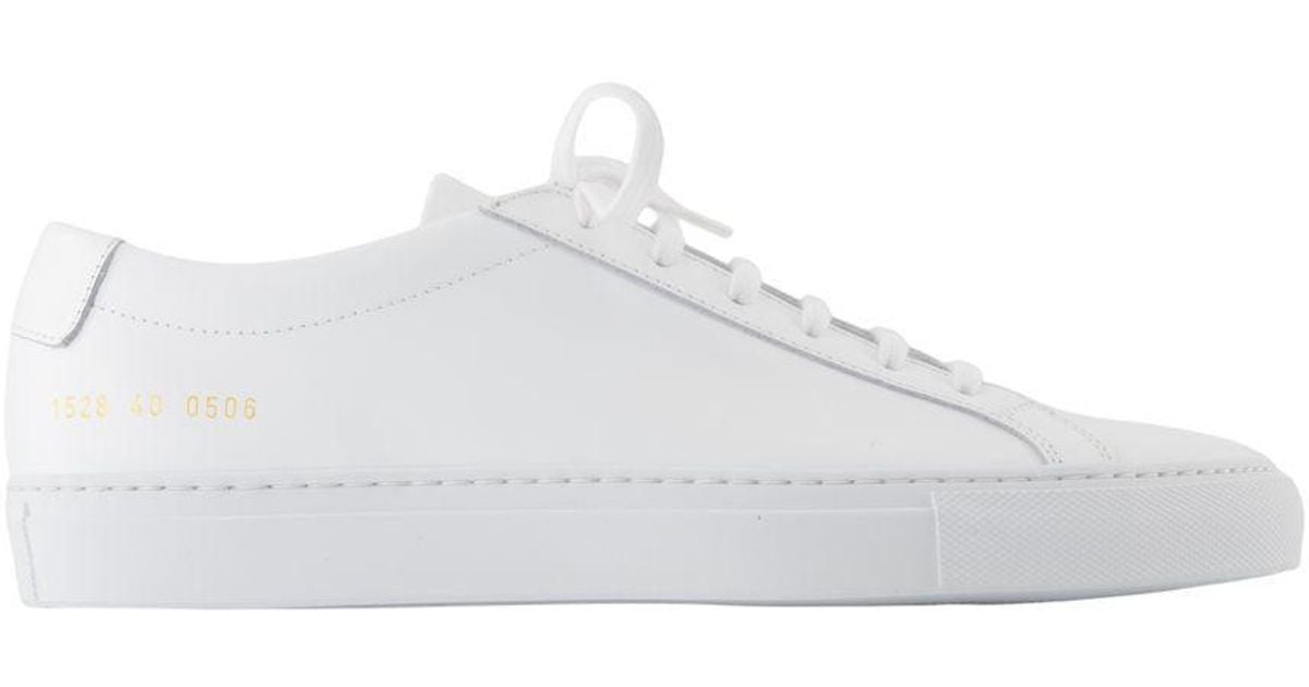 Common Projects Original Achilles Low Sneakers in White for Men | Lyst UK