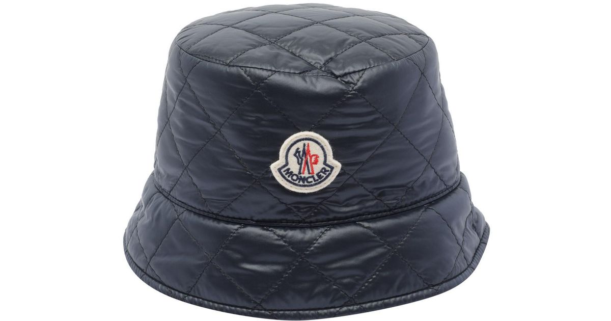 Moncler Hats in Blue | Lyst