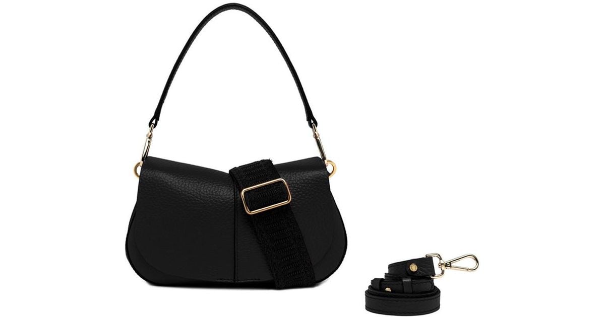Gianni Chiarini Helena Round Bags in Black | Lyst