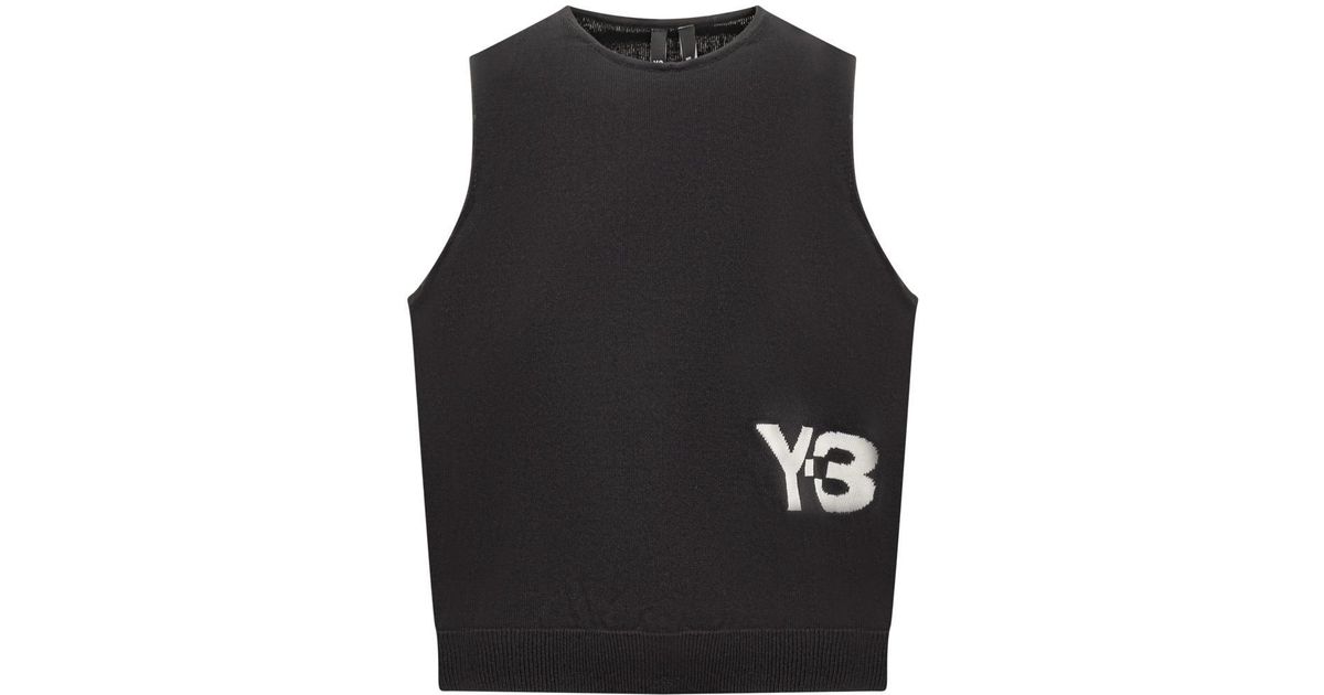 Y-3 Y-3 Tank Top in Black | Lyst
