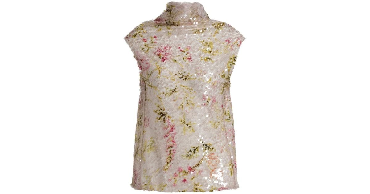 Alberta Ferretti Shirts in Grey | Lyst UK