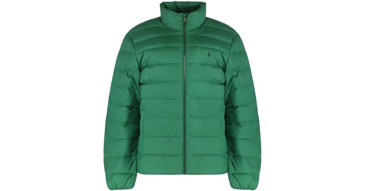 Polo Ralph Lauren Technical Fabric Jacket in Green | Lyst UK