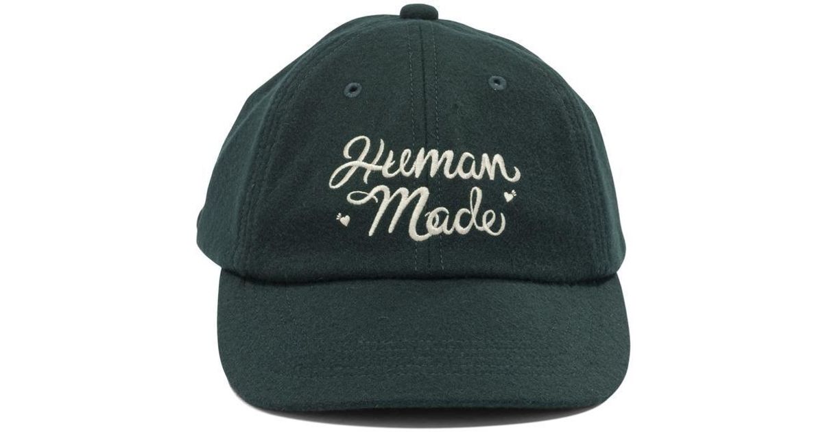 Human Made Wool Baseball Cap in Green for Men | Lyst UK