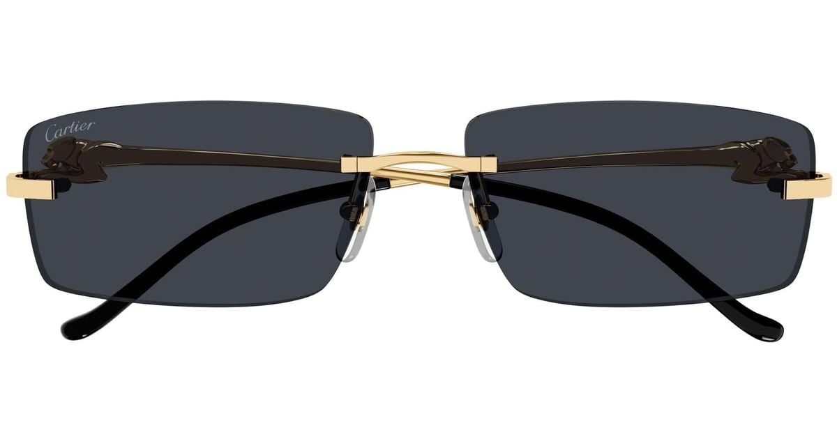 Cartier Sunglasses in Black | Lyst Canada