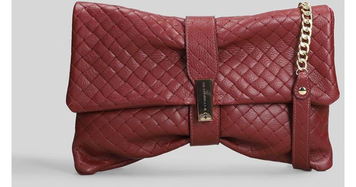 Marc Ellis Bryony Plot Shoulder Bag in Red | Lyst UK