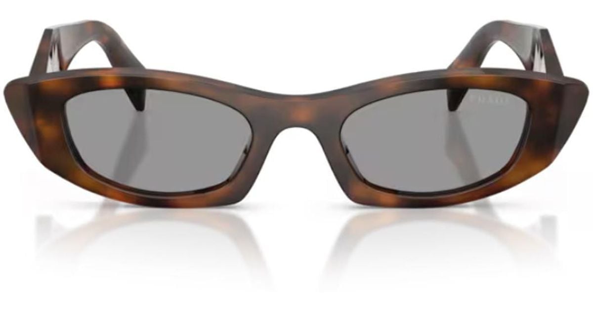 Prada Pr B16S Symbole Sunglasses in Grey | Lyst UK