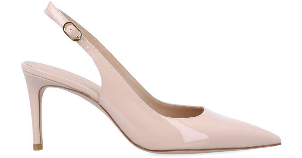 Stuart Weitzman Stuart Power Slingback in Pink | Lyst