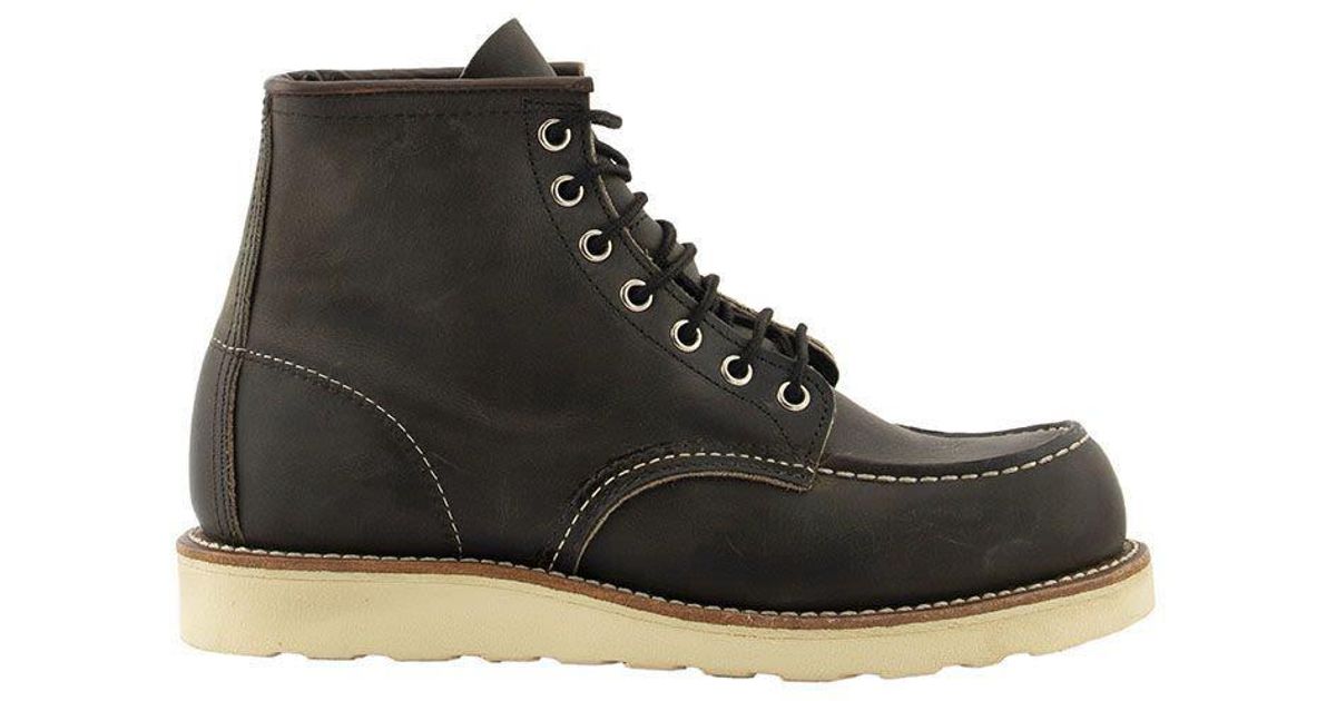 Red Wing Classic Moc in Black for Men | Lyst UK